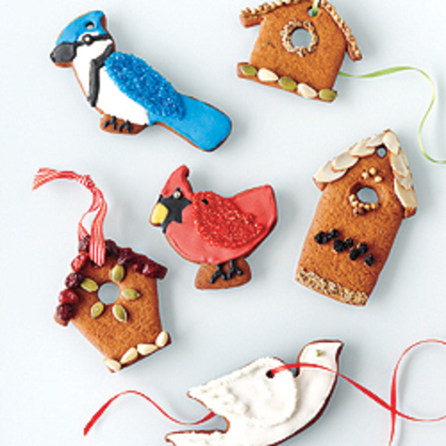 Gingerbread birds and birdhouses | Canadian Living