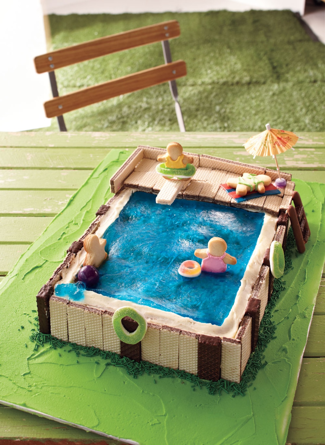 pool cake