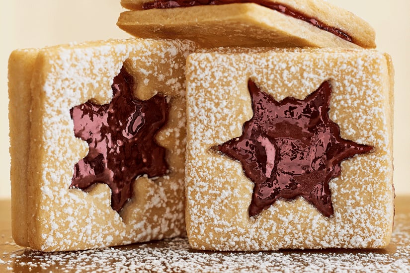 Raspberry Jam Snowflake Cutouts | Canadian Living