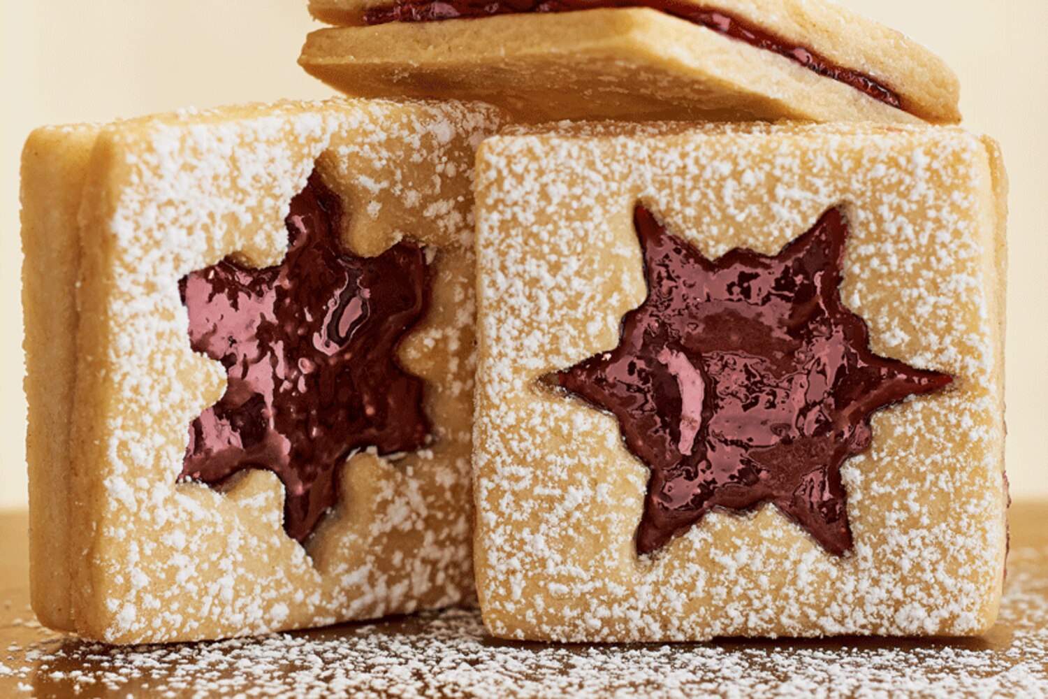 Raspberry Jam Snowflake Cutouts | Canadian Living
