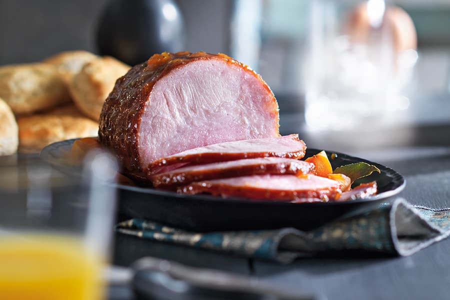 Ginger-Peach Glazed Ham | Canadian Living