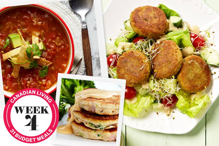 Week 4 menu for 31 Quick and Easy Budget Meals | Canadian Living