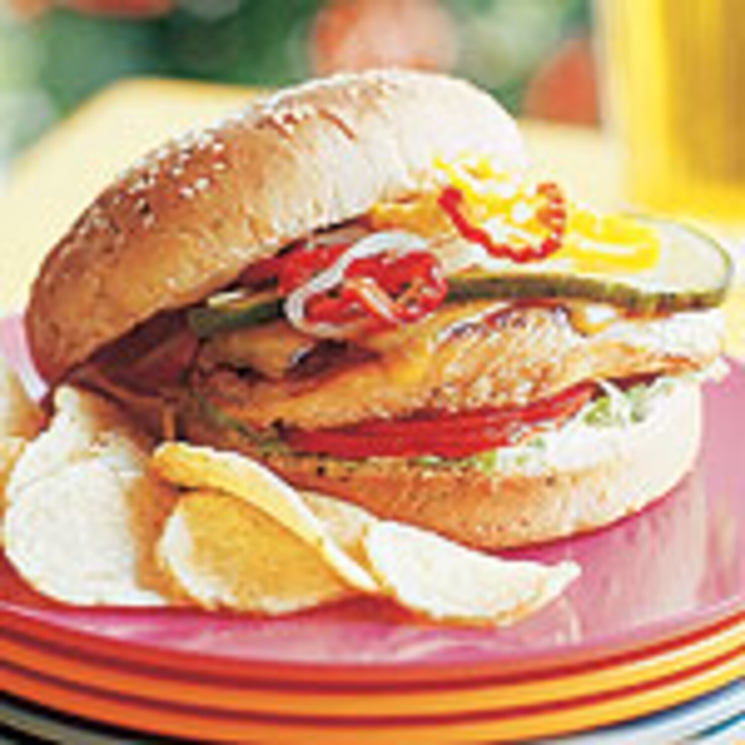 Cheddar Chicken Burger Sandwich | Canadian Living