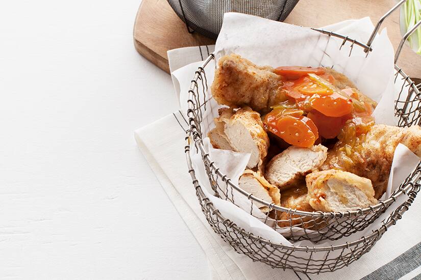 Fried Chicken with Spicy Orange Sauce | Canadian Living