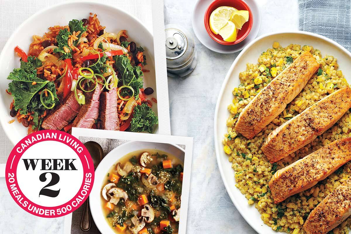 20 dinners under 500 calories - Week 2 | Canadian Living