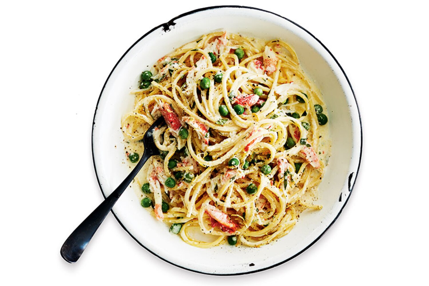 Crab, Pea and Ricotta Spaghetti | Canadian Living