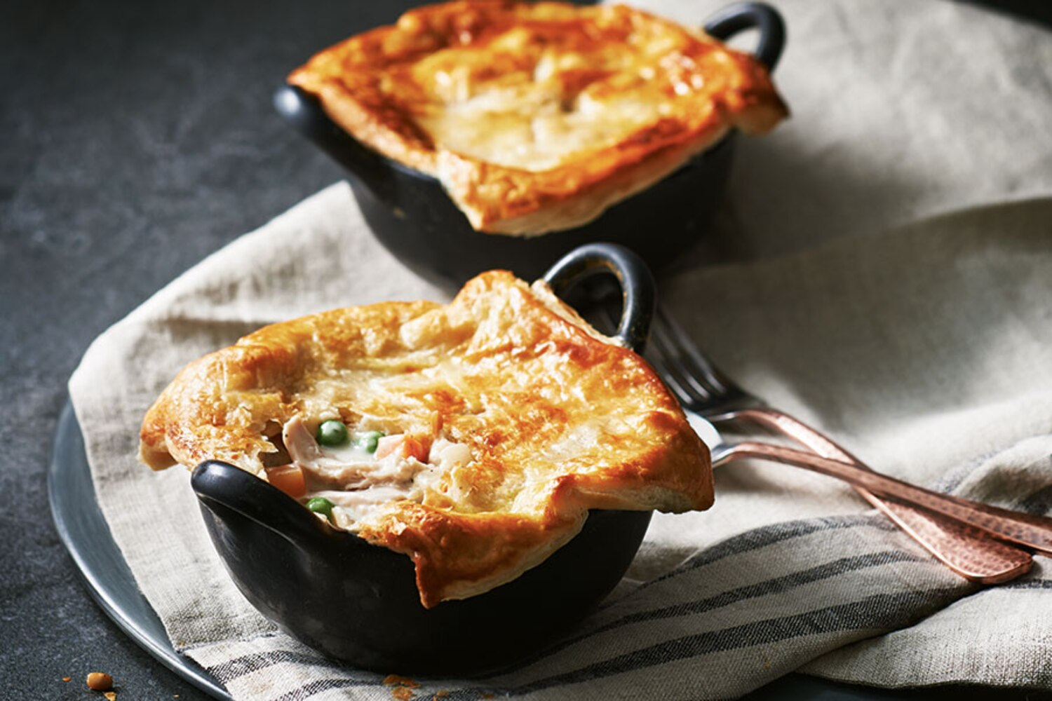 Hearty Turkey Pot Pies | Canadian Living