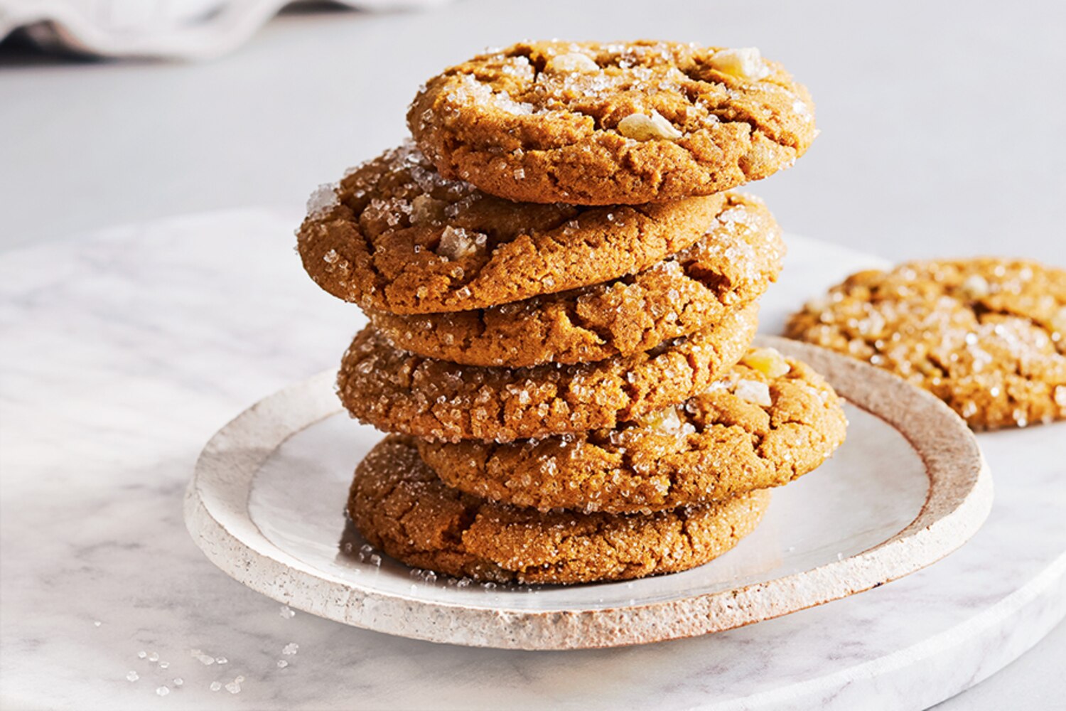 Sparkling Double Ginger Cookies | Canadian Living