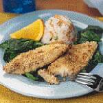 Sesame Fish on Spinach | Canadian Living