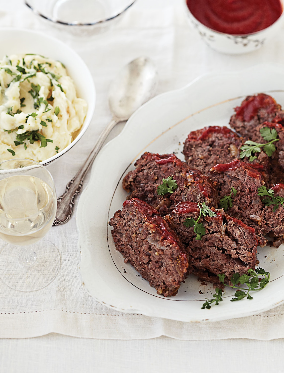 Harissa Meat Loaf With Coriander Mash | Canadian Living