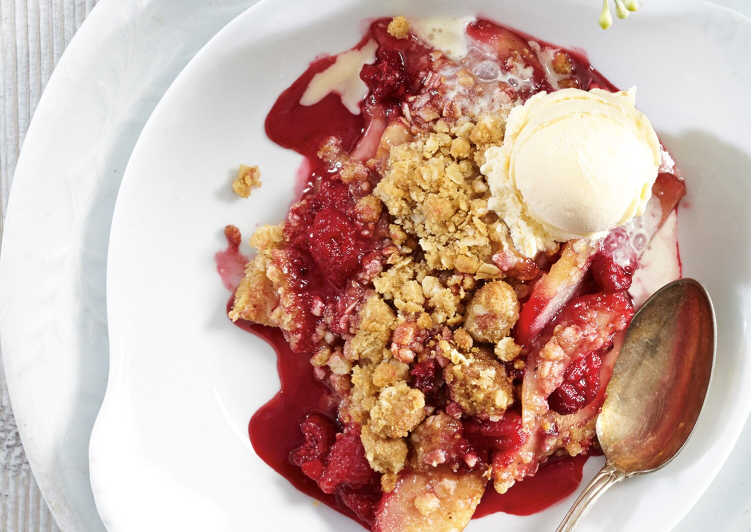 Raspberry Pear Crumble | Canadian Living