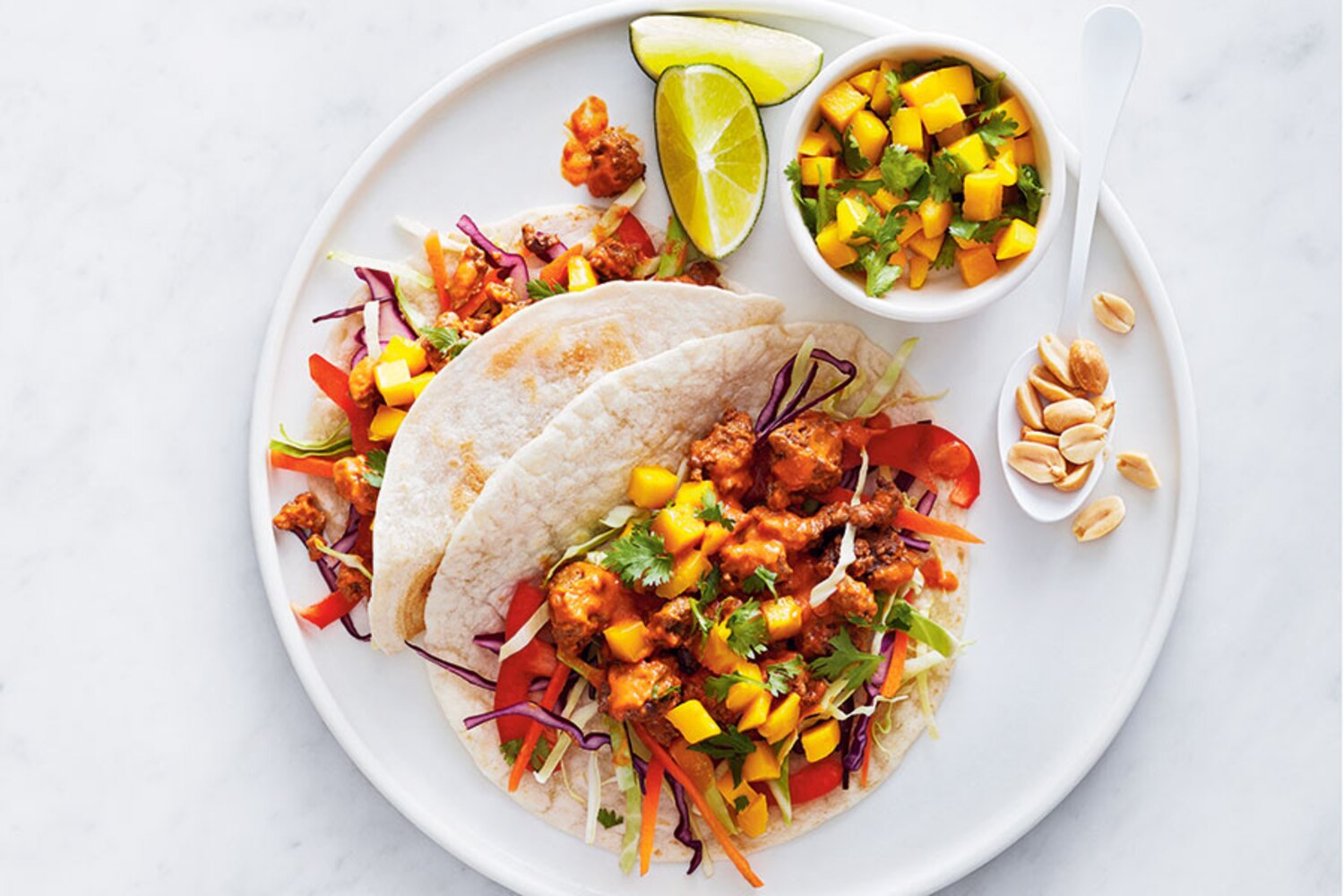 Thai Peanut Beef Tacos | Canadian Living