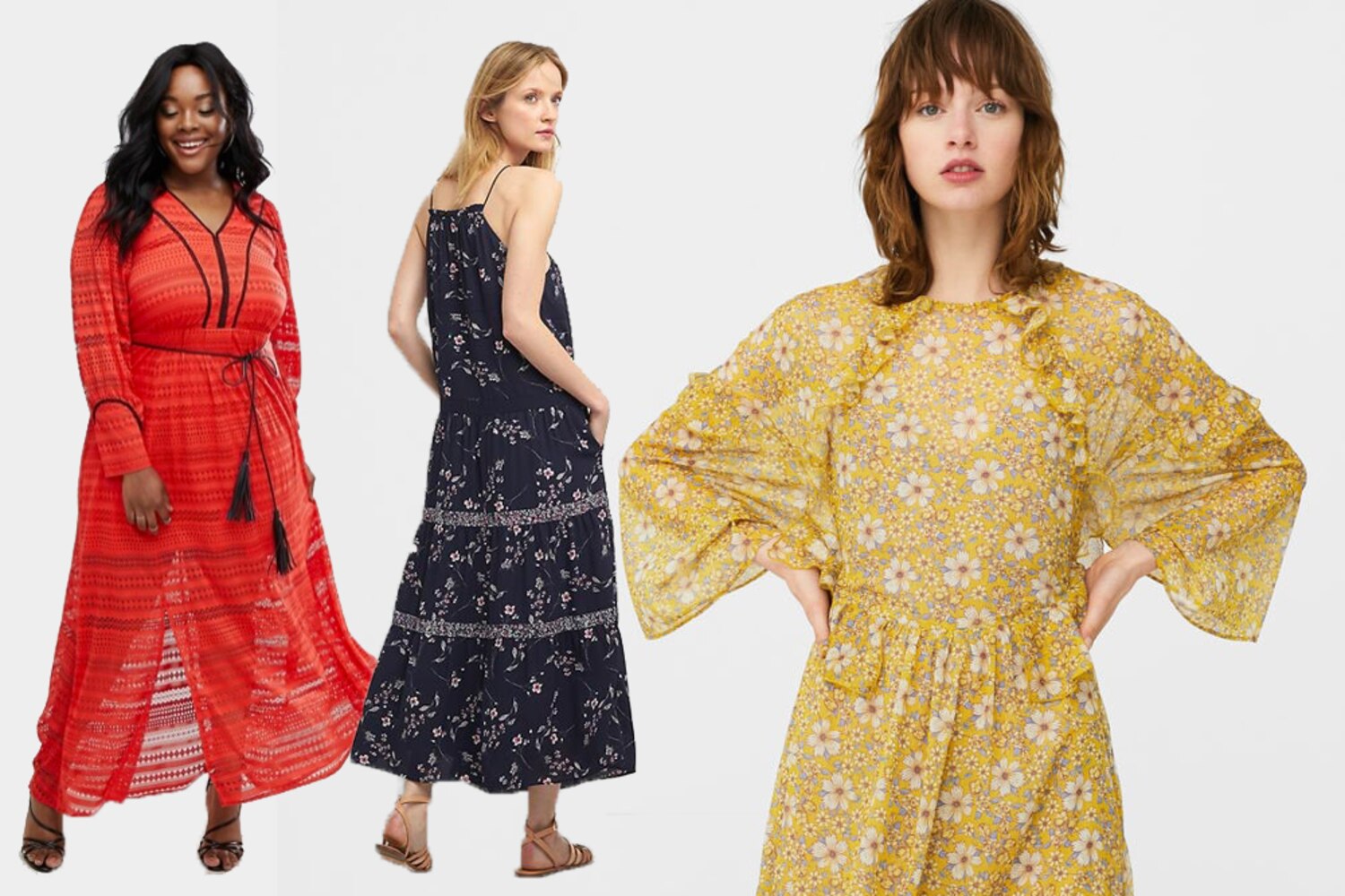 Summer dress options that offer arm, leg and décolleté coverage ...