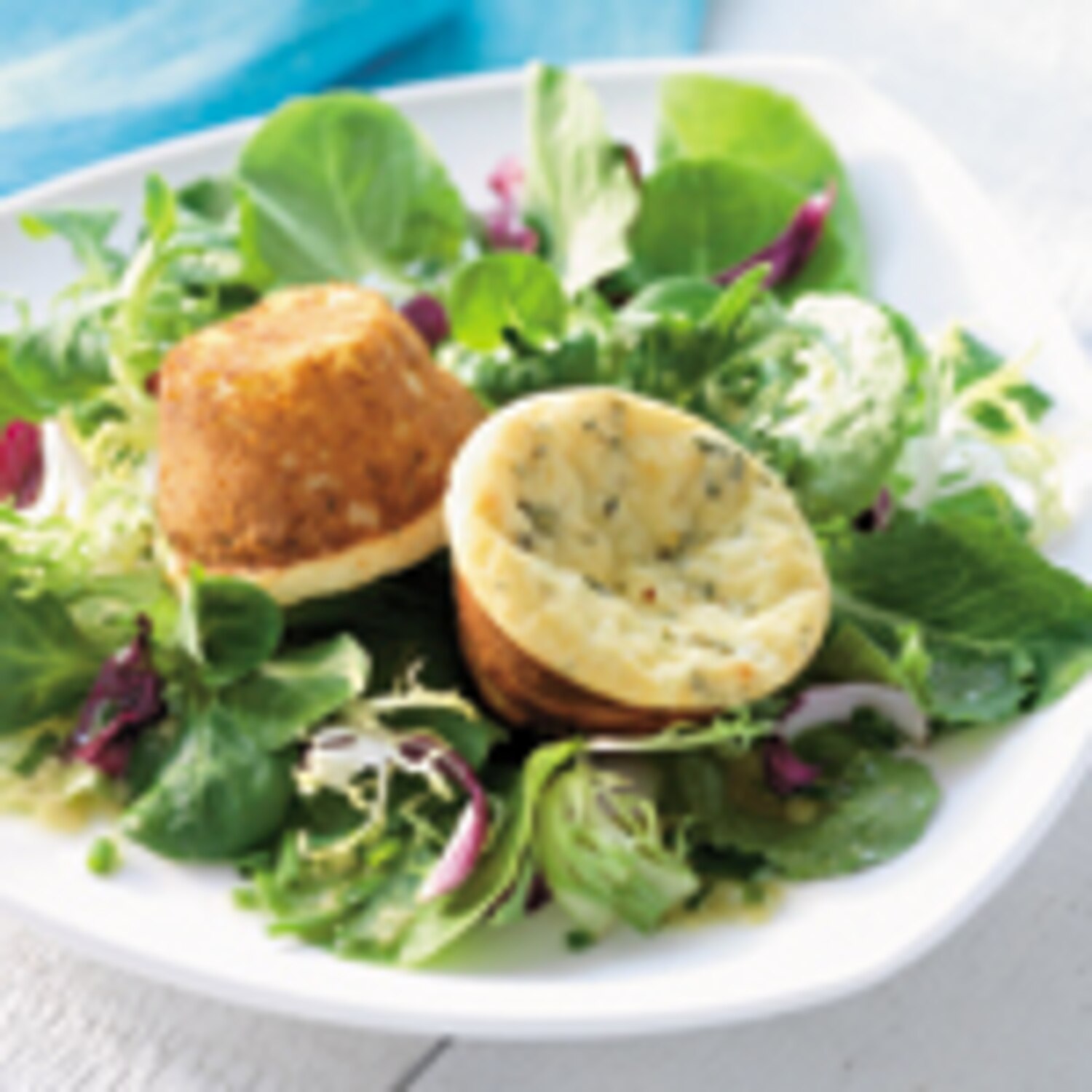 Canadian Ricotta Tartlets and Salad with Tarragon Vinaigrette ...