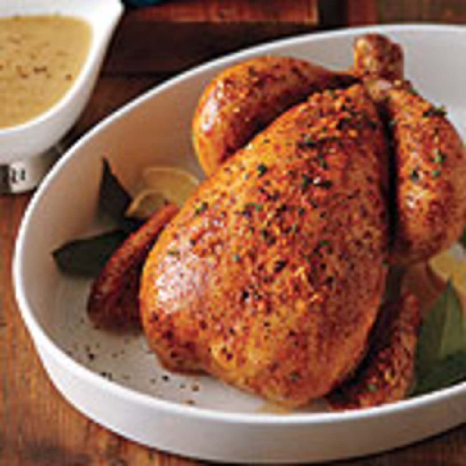 Garlic Roast Chicken with Matzo Stuffing | Canadian Living