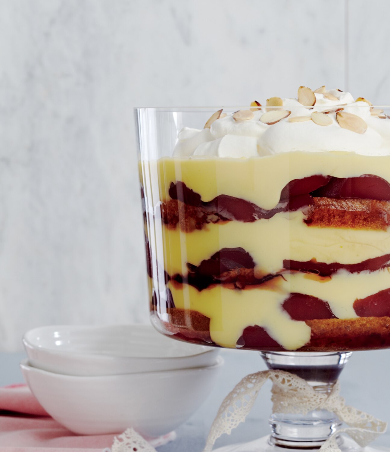 Poached Pear Almond Trifle | Canadian Living