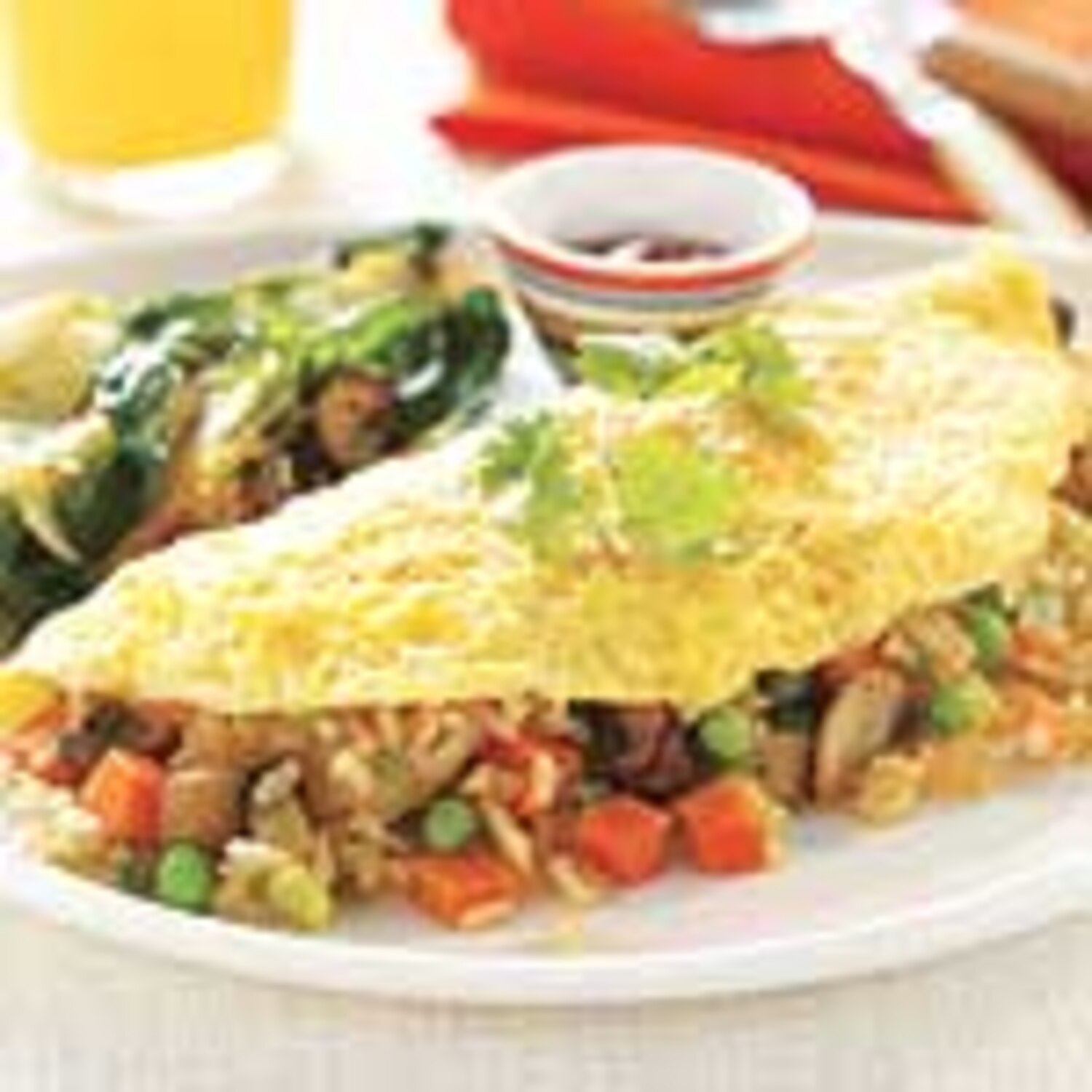 Mushroom Fried Rice Omelette | Canadian Living