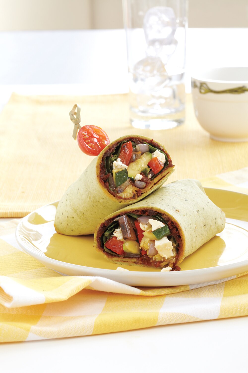 Grilled Vegetable and Feta Wraps | Canadian Living