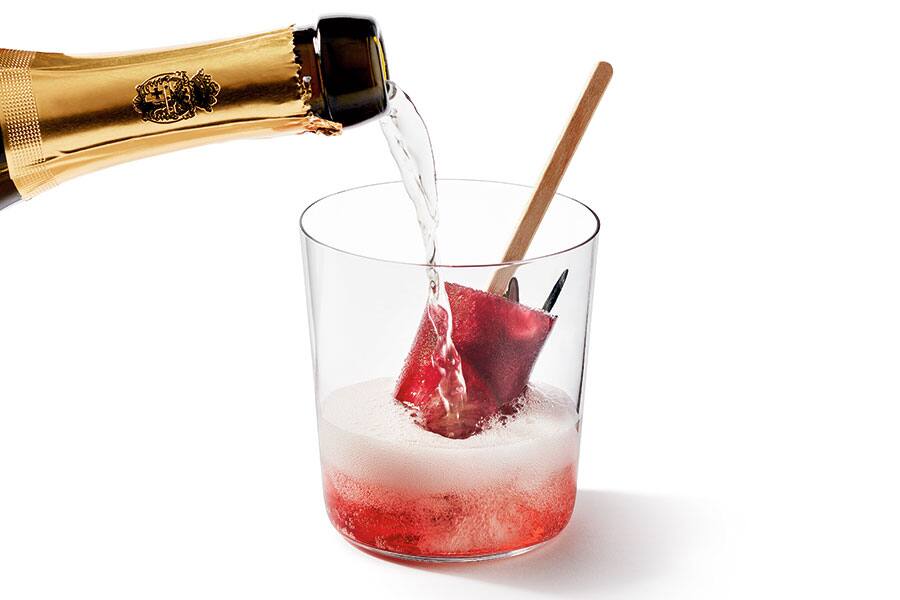 Pomegranate and Rosemary Cocktail Ice Pops | Canadian Living