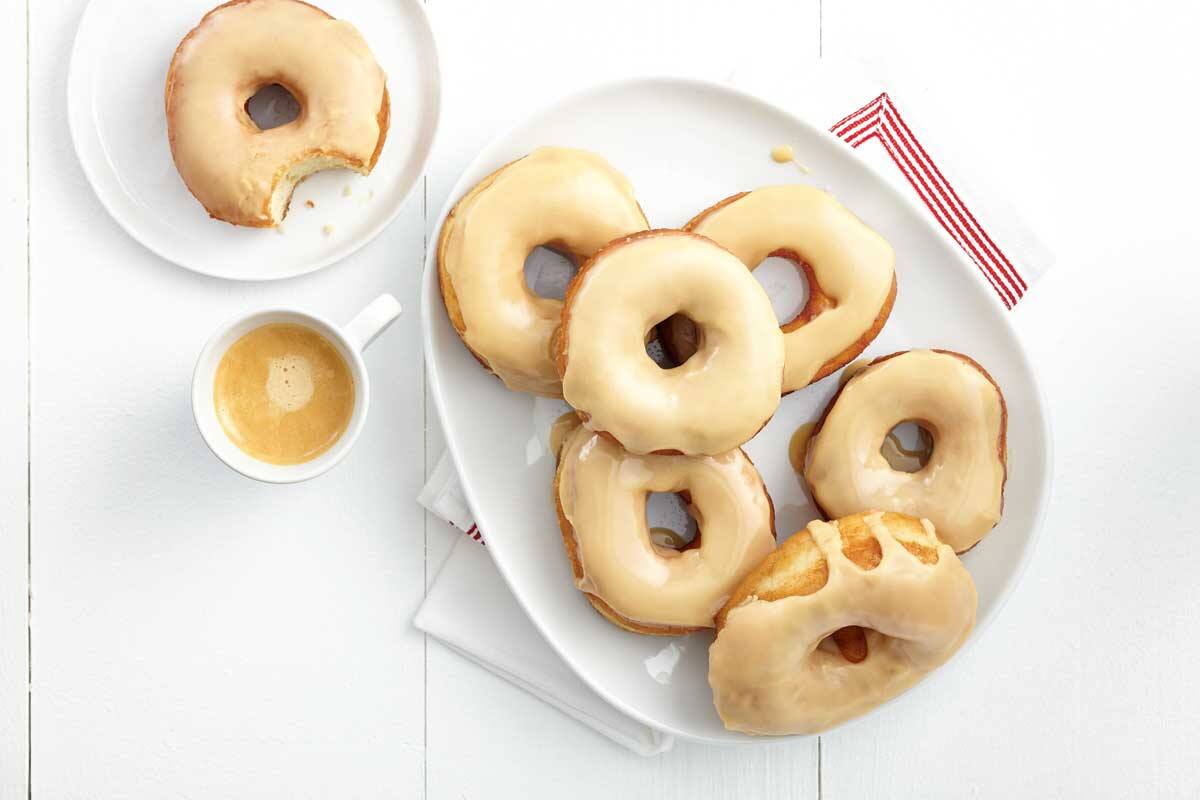 Canadian Maple-Glazed Doughnuts | Canadian Living