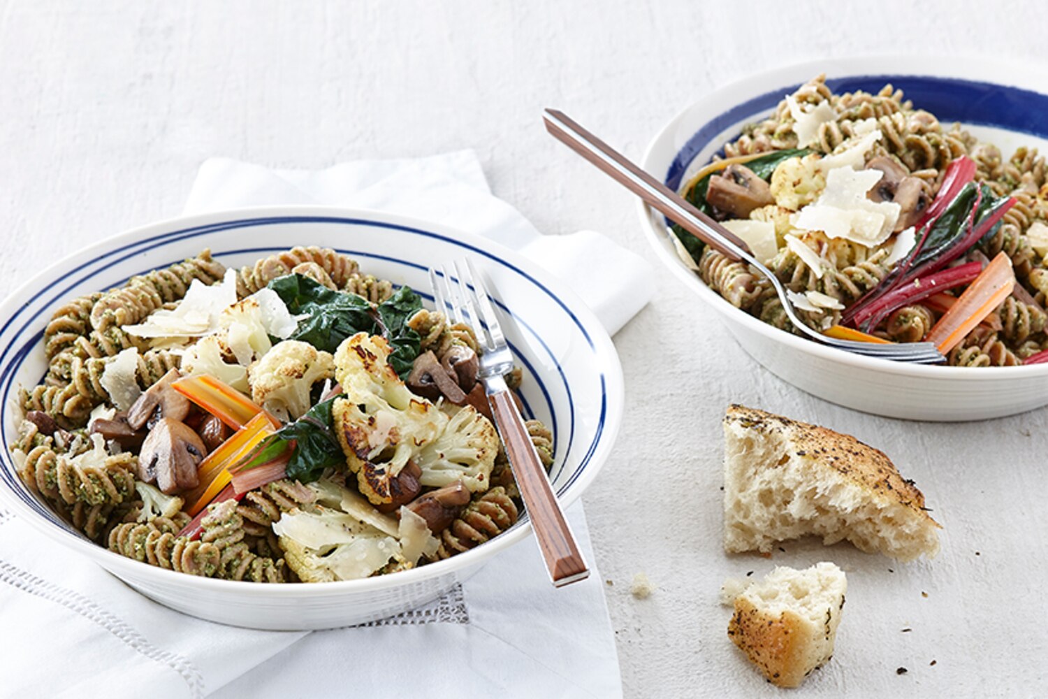 Spelt Pasta with Cauliflower & Hemp Seed Pesto | Canadian Living