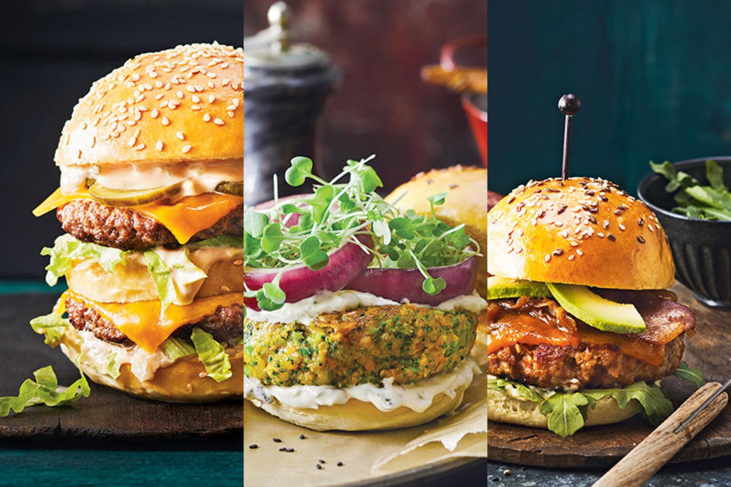 Crowd-pleasing Burger Recipes from Beef to Seafood & Everything In ...