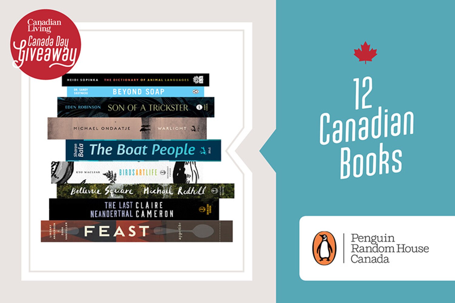 Canada Day Giveaway: Penguin Random House Book Package | Canadian Living