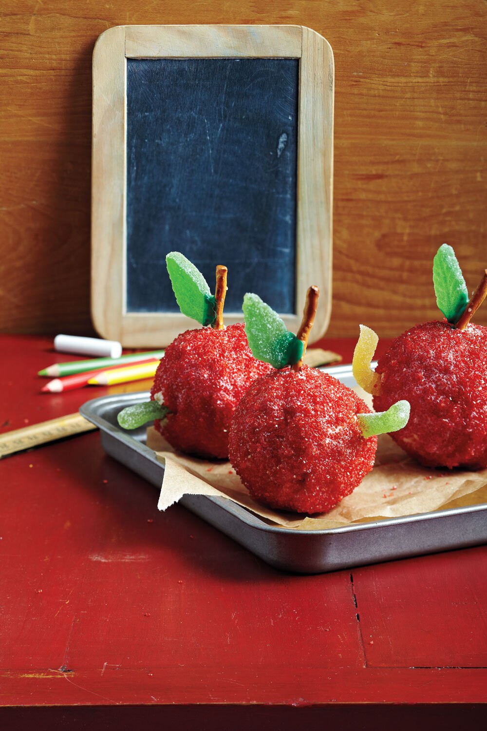 Crispy Gummy Worm Apples | Canadian Living