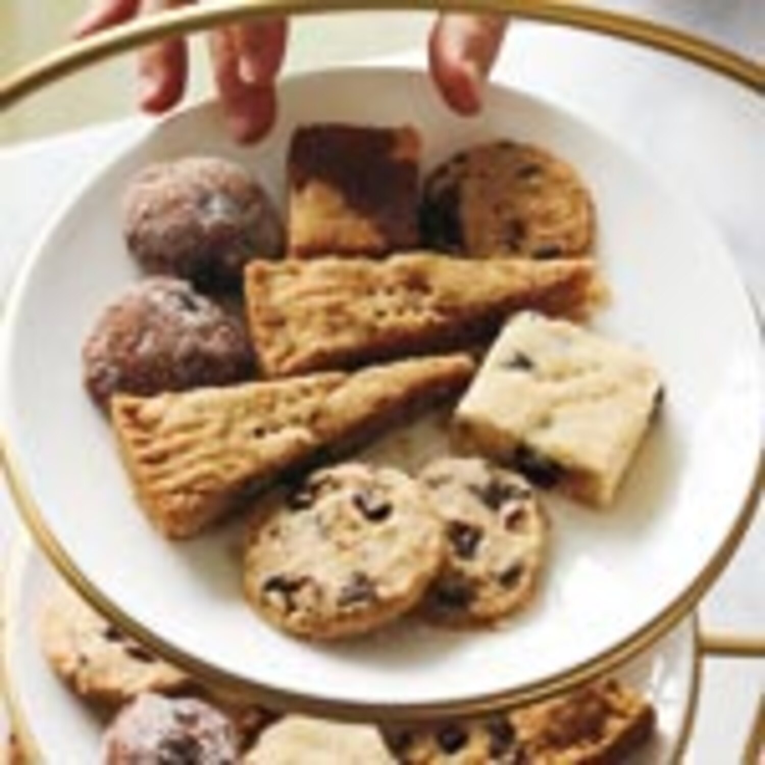 double chocolate chip shortbread