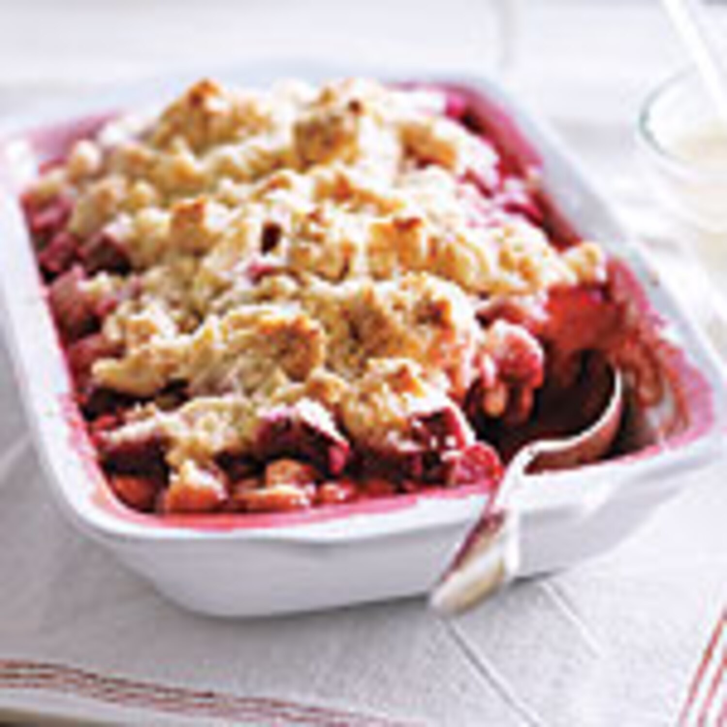 Rhubarb Sour Cherry Crisp | Canadian Living