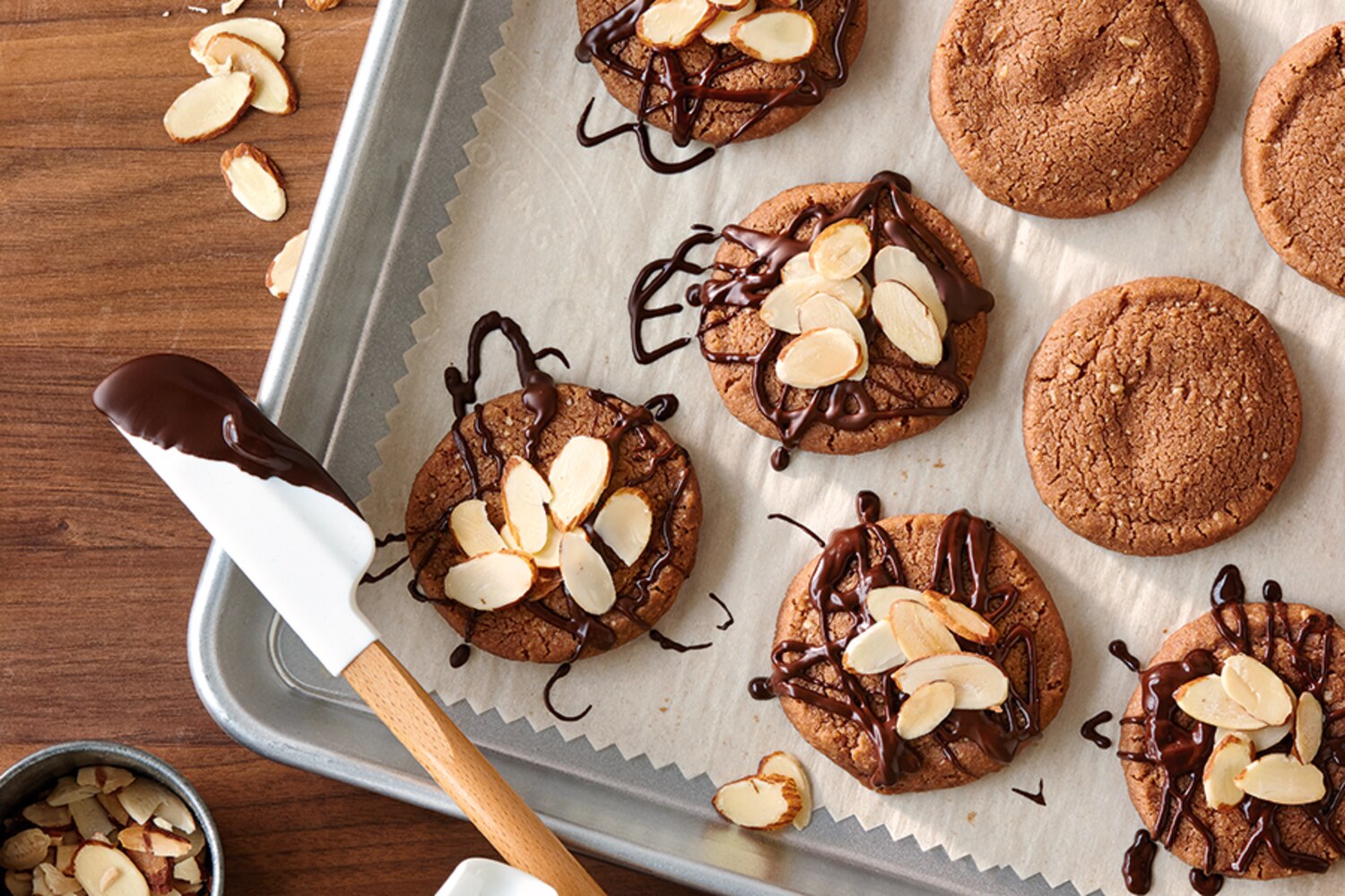 Chocolate Almond Slice-and-Bake Cookies | Canadian Living