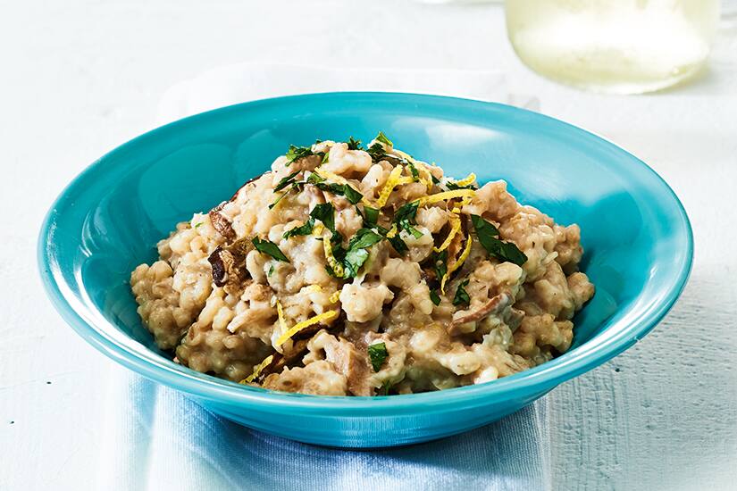 Slow Cooker Mushroom Barley Risotto | Canadian Living