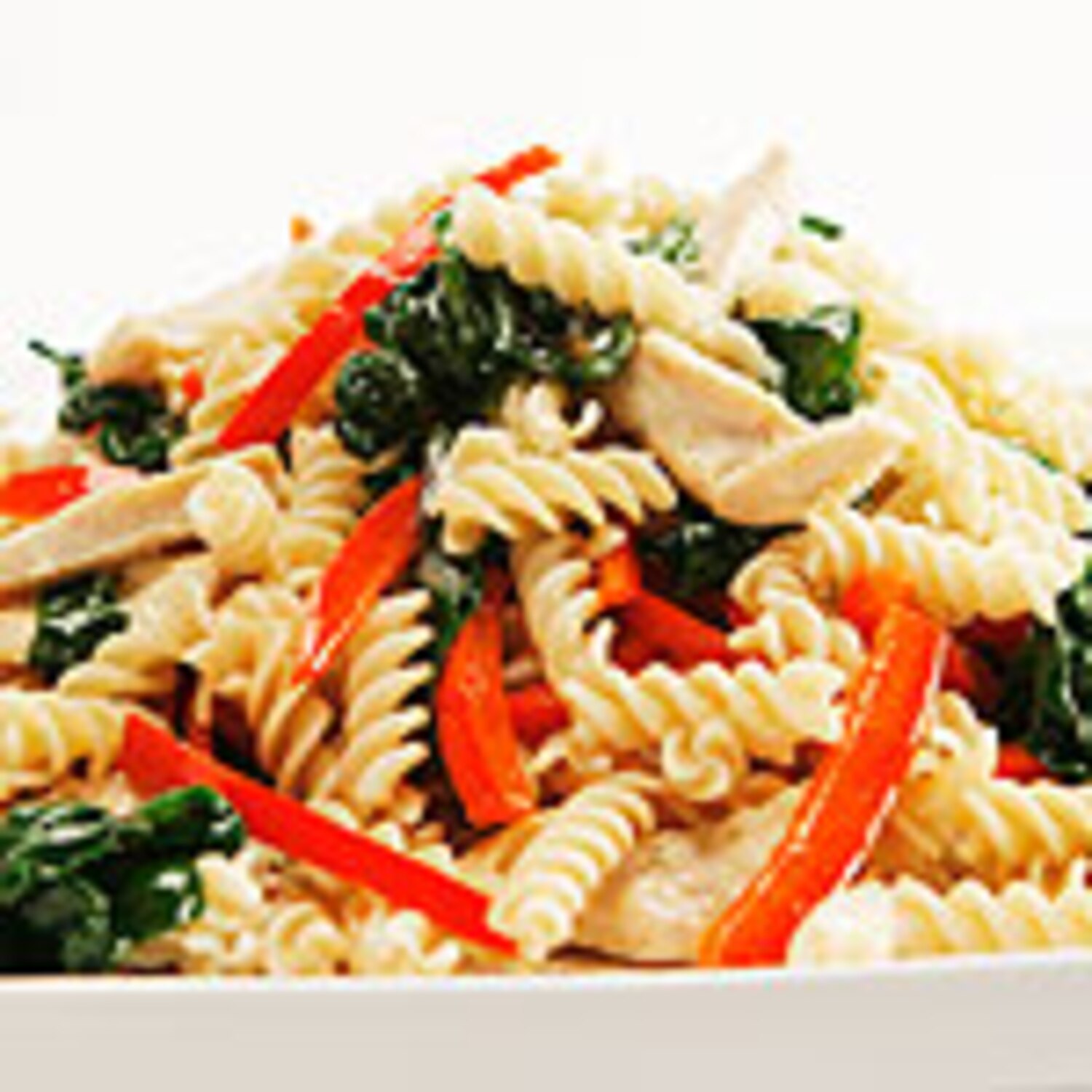 Chicken and Swiss Chard Fusilli | Canadian Living