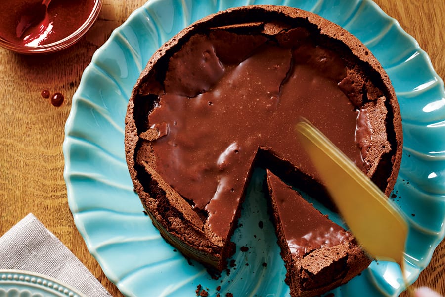 Chocolate Fudge Cake With Raspberry Coulis | Canadian Living