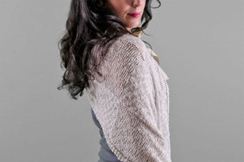 A reversible wrap knitting pattern | Canadian Living