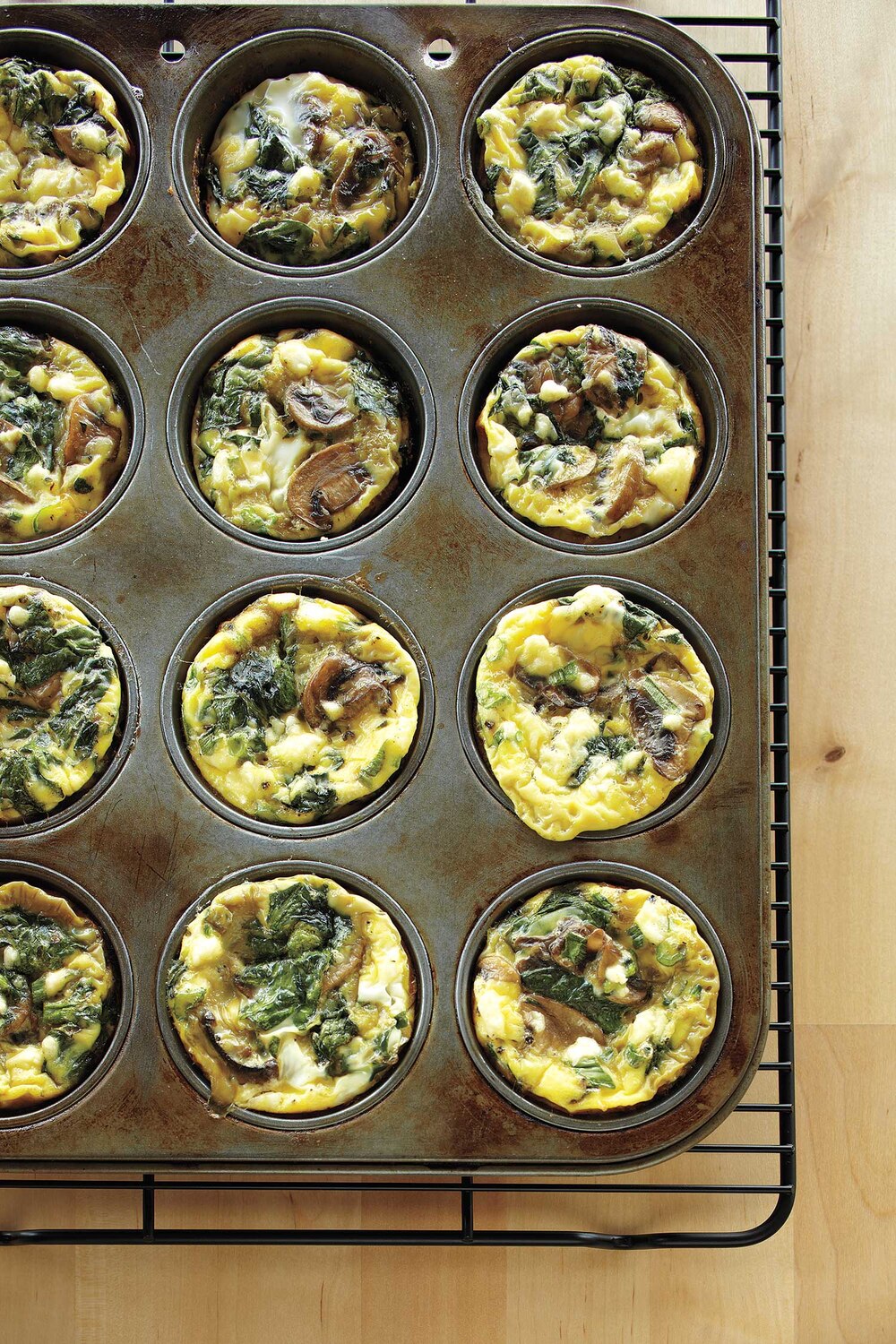 Mini Spinach and Feta Frittatas | Canadian Living