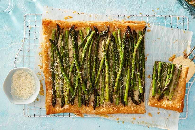 Five-Ingredient Cheesy Asparagus Tart | Canadian Living