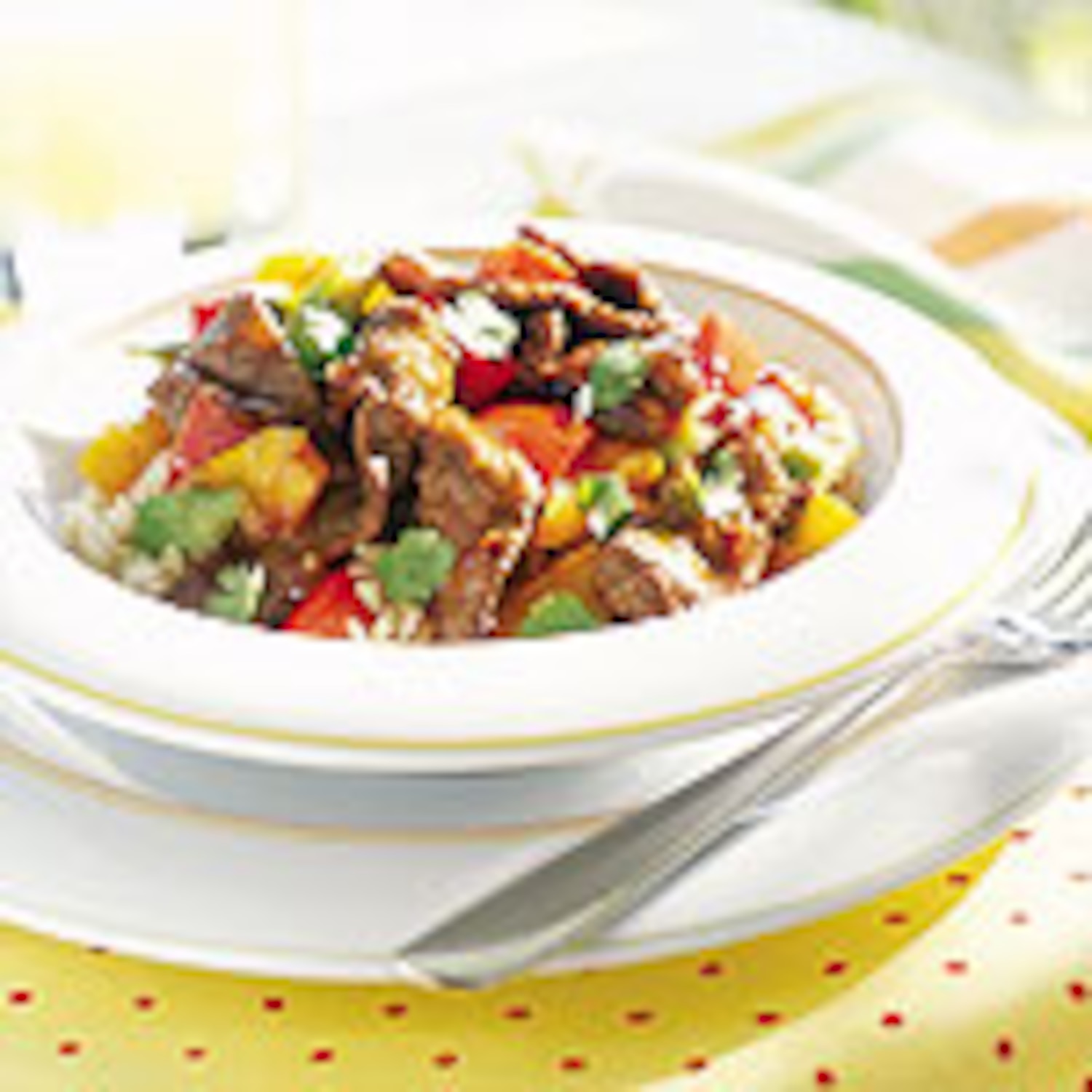 Rainbow Beef Stir-Fry | Canadian Living