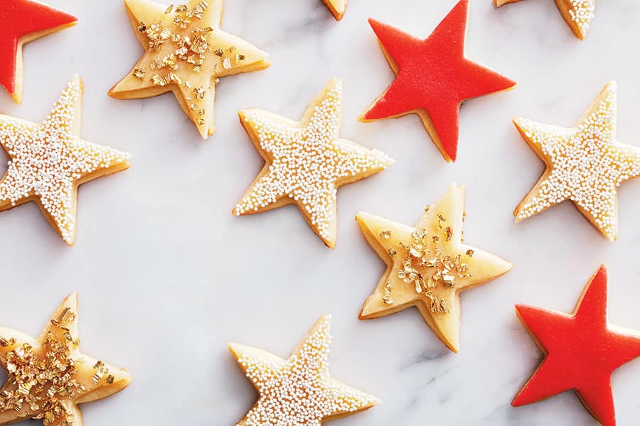 Marzipan Star Cookies | Canadian Living