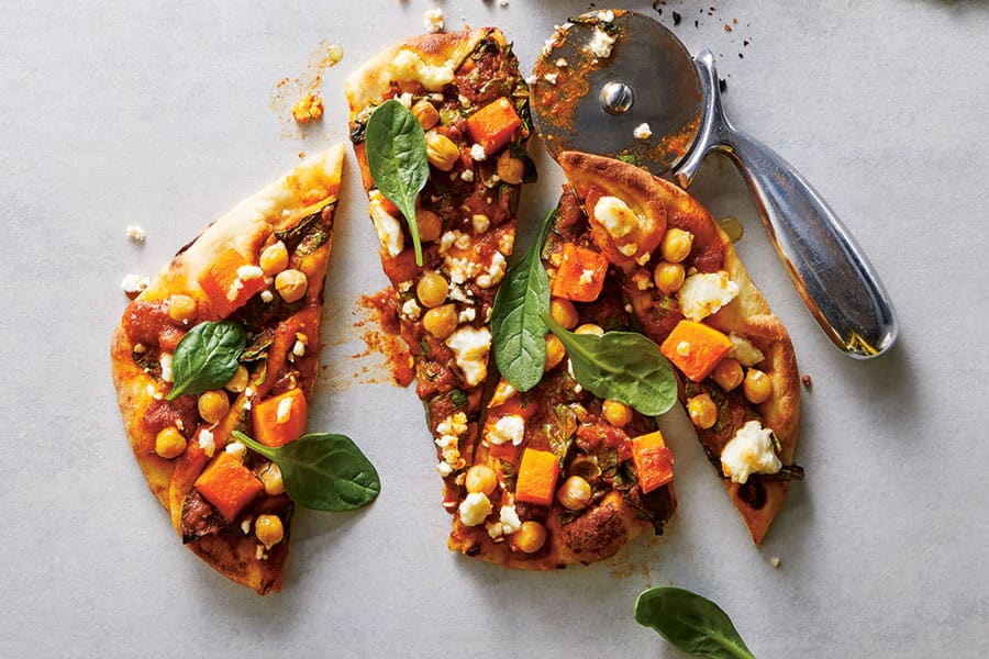 Vegetarian Tikka Masala Naan Pizza | Canadian Living