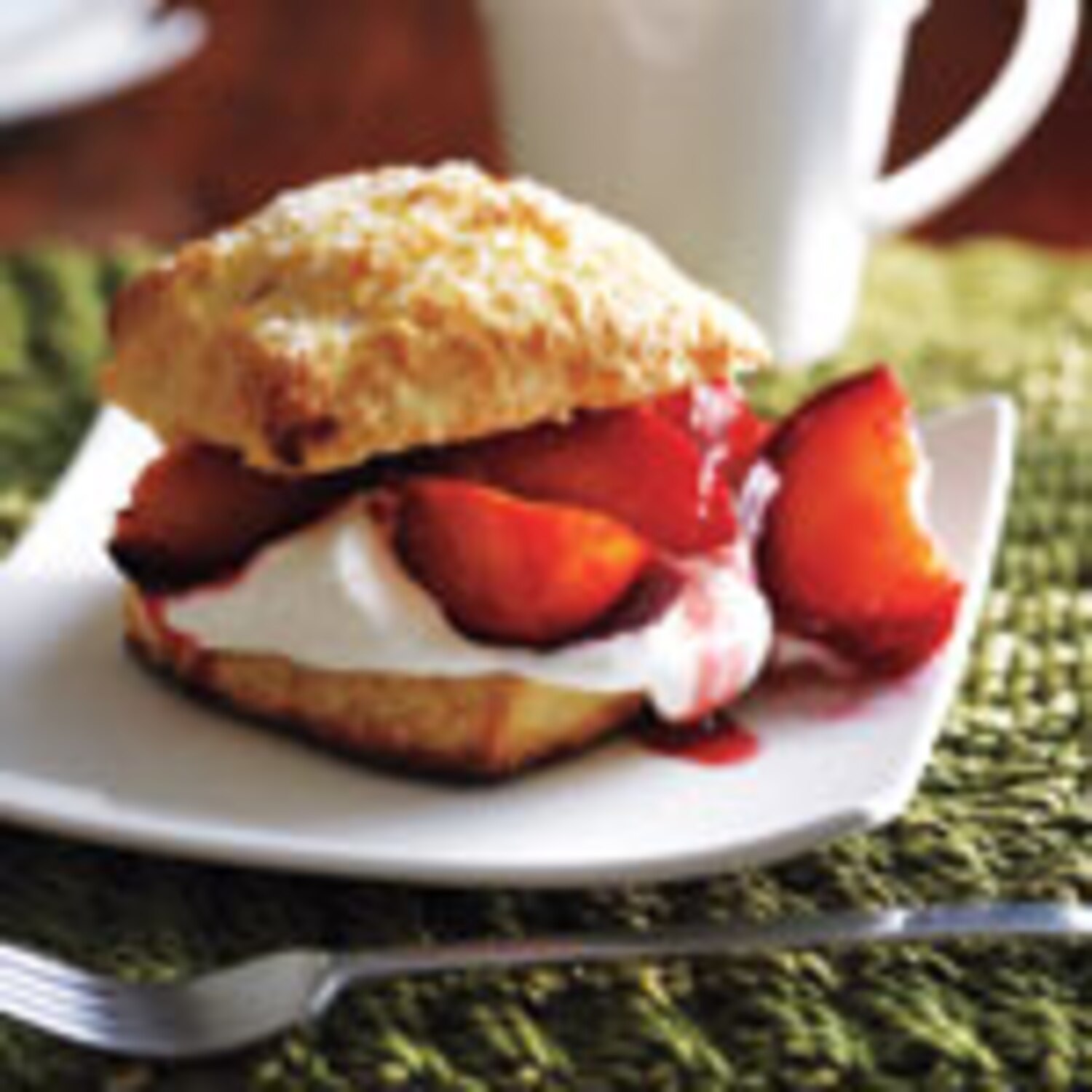 Ginger Shortcakes with Oven-Roasted Plums | Canadian Living