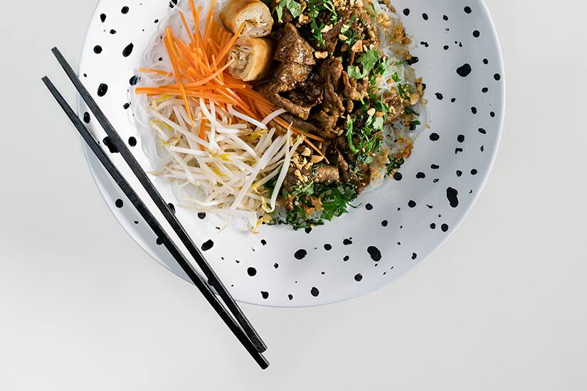 Vietnamese Bo Bun (Beef & Rice Noodle Salad) | Canadian Living