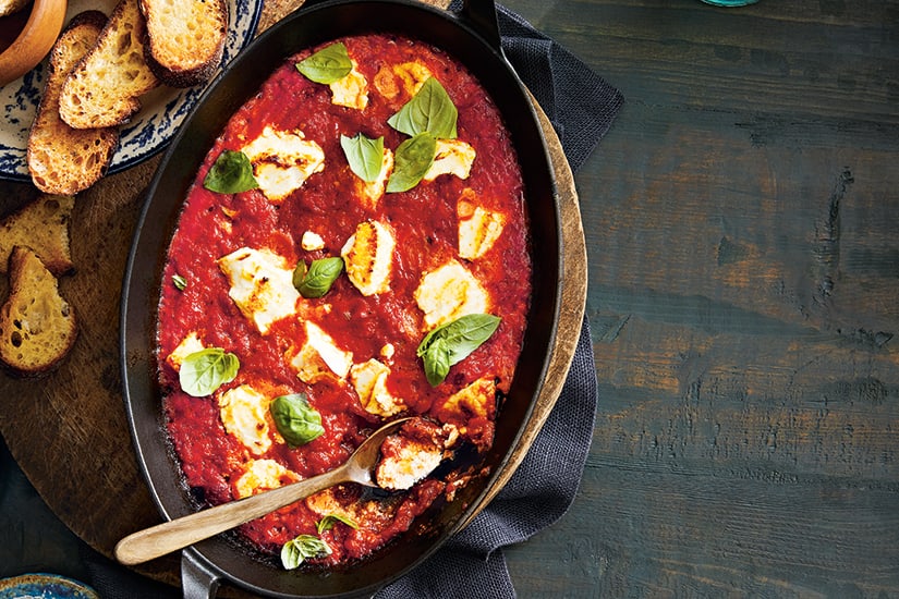 Baked Goat Cheese in Classic Marinara | Canadian Living