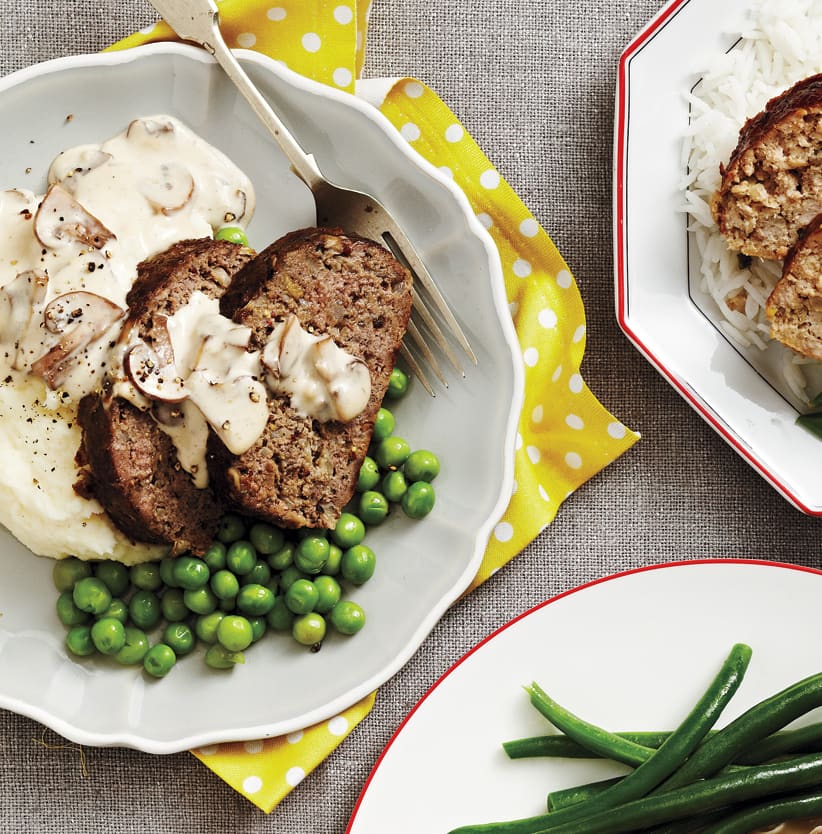 Smothered Mushroom Meat Loaf | Canadian Living