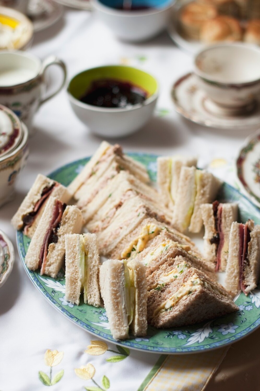 How to make tea sandwiches: Pinwheels, triangles, squares and fingers ...