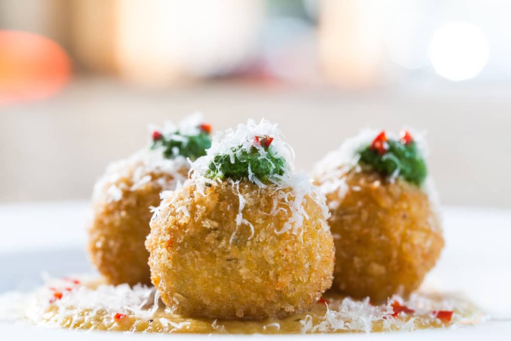 Zucchini and Pea Risotto Arancini | Canadian Living