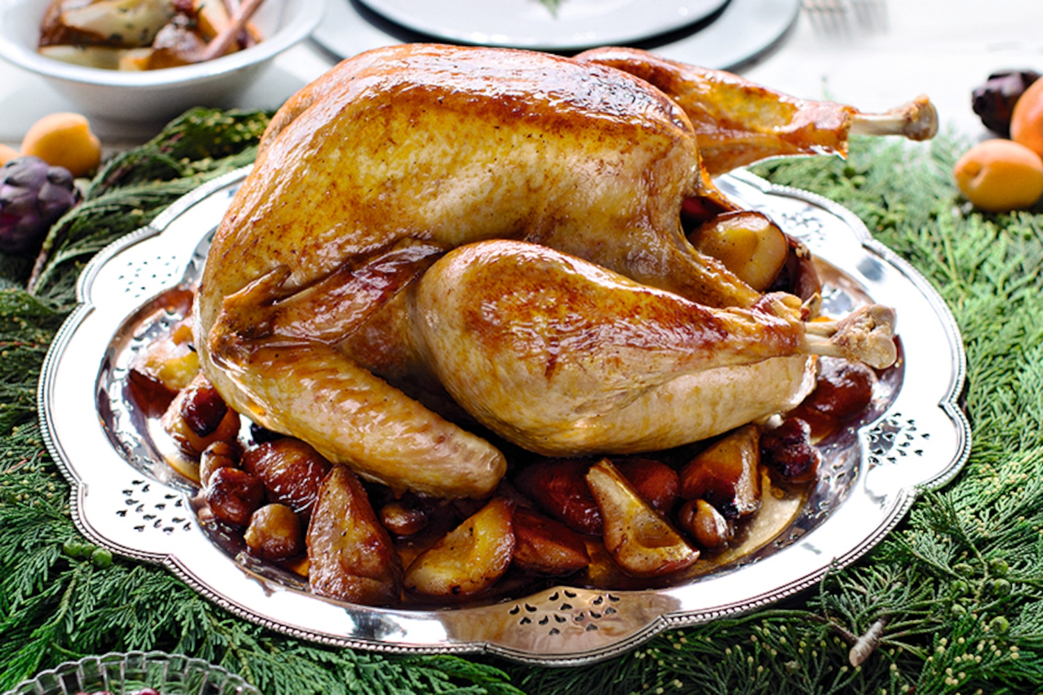 Turkey with Pears & Chestnuts | Canadian Living