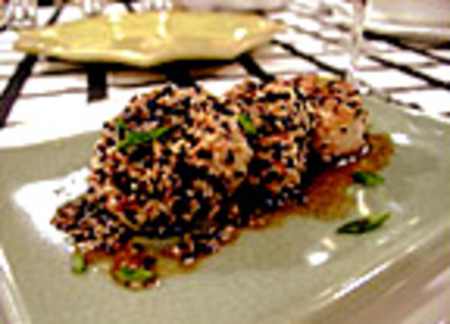 Sesame-Crusted Scallops with Black Bean Sauce | Canadian Living
