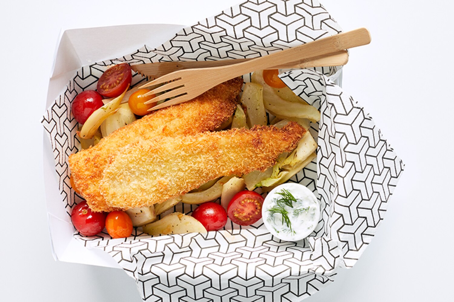 Breaded Sole with Fennel & Tomatoes | Canadian Living