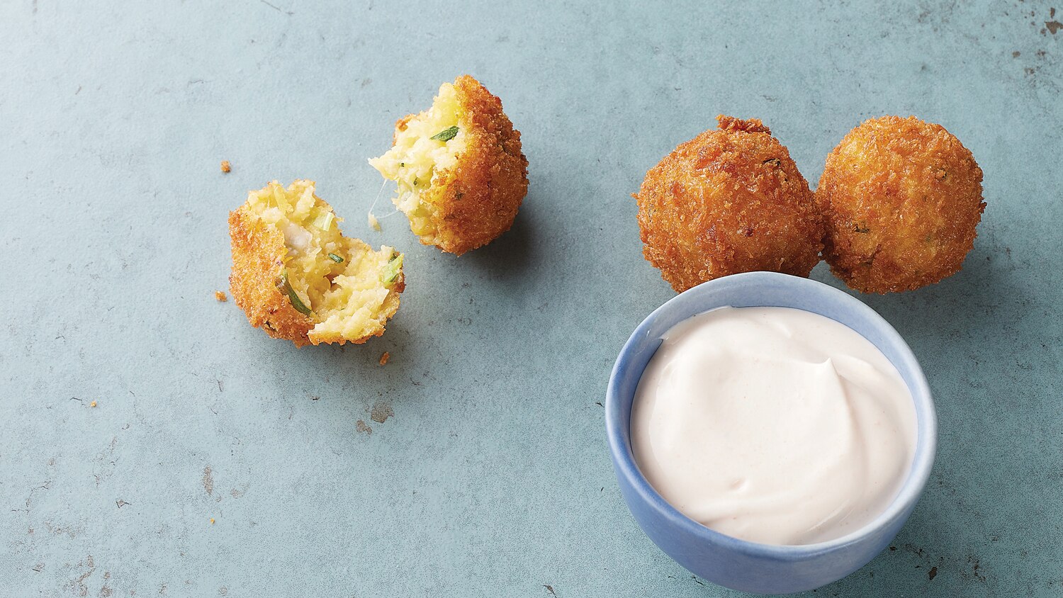 Butternut Squash Croquettes with Spicy Honey Yogurt | Canadian Living